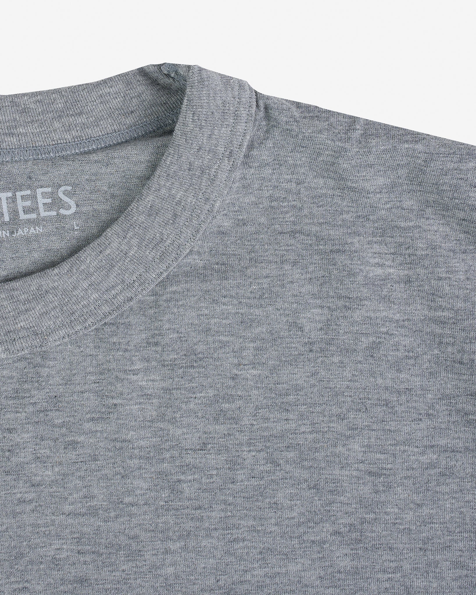 UTILITEES - 5.5oz Loopwheel Crew Neck T-Shirt - Grey – Iron Heart