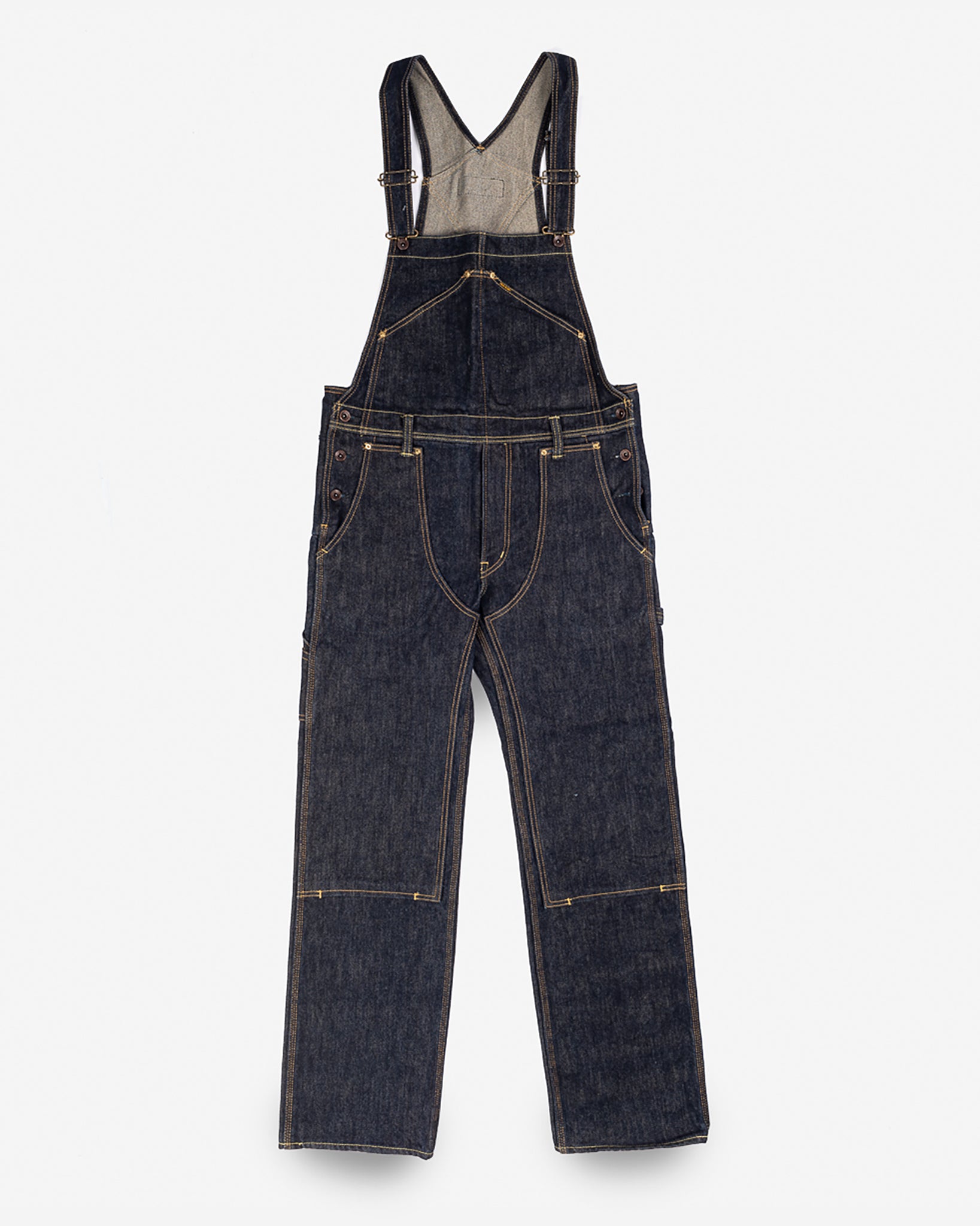 Iron Heart 21oz Japanese Selvedge Indigo Denim Double Knee Iron Heart 21oz Japanese Selvedge Indigo Denim Double Knee